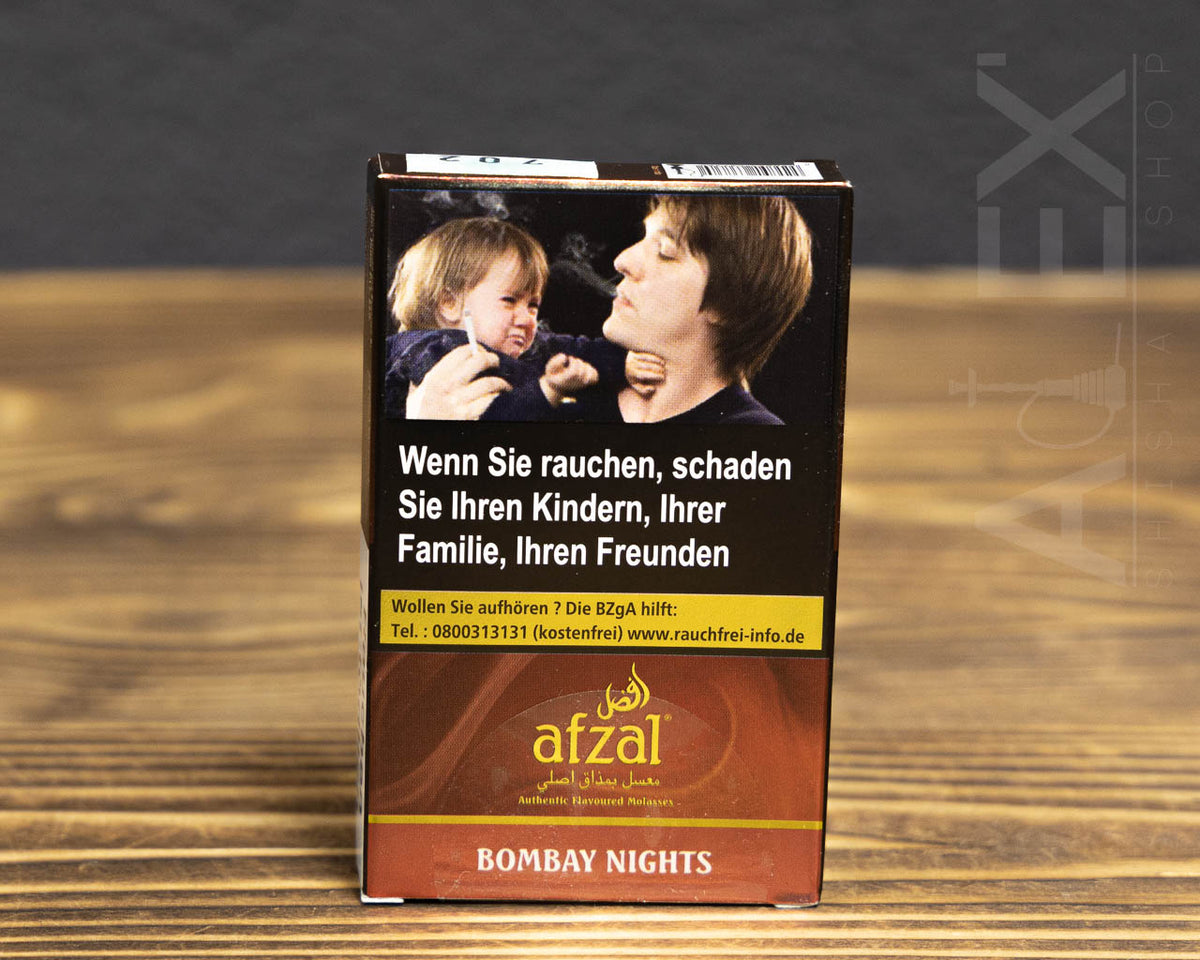 Afzal Tobacco - 20g (Bombay Nights) – Alex Shisha-Shop
